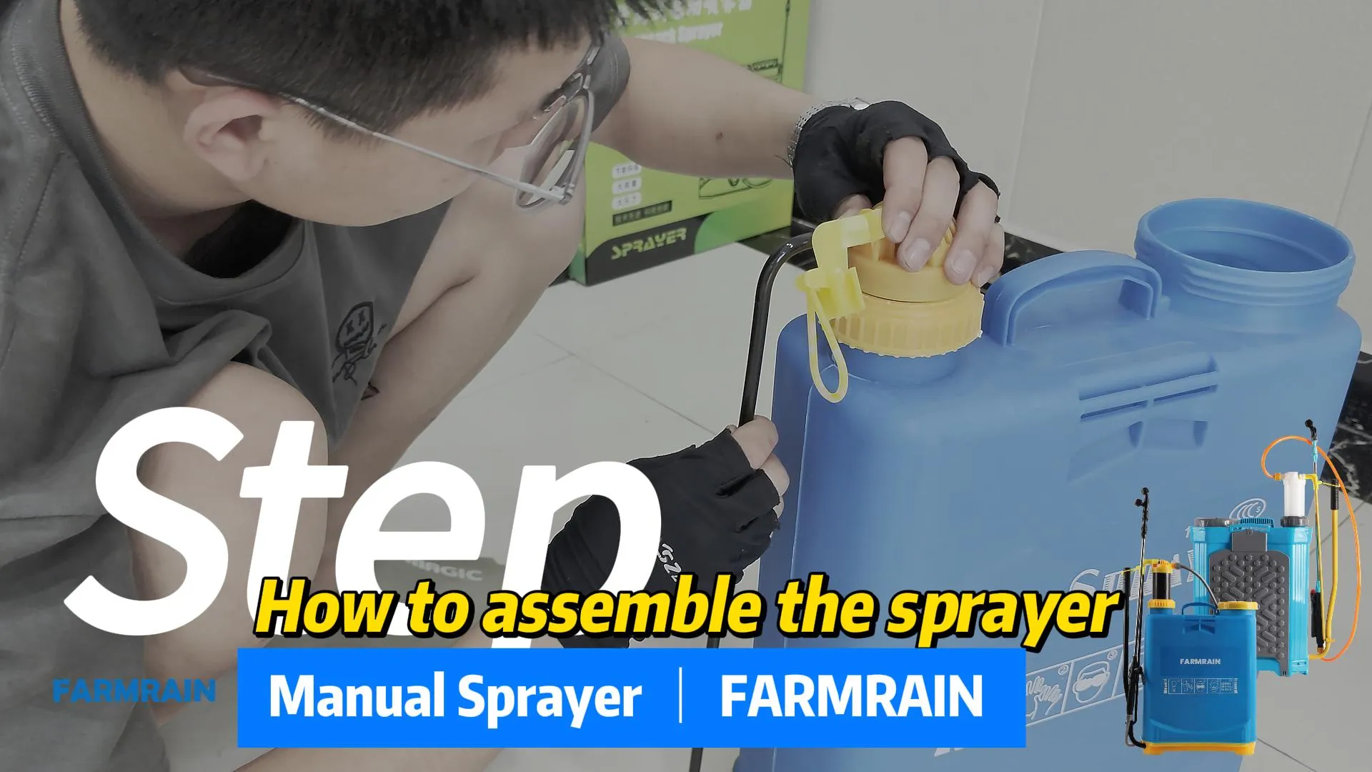 How to assemble Manual Knapsack Sprayer